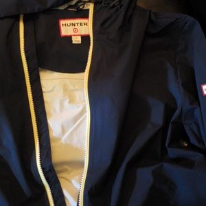 Hunter | Jackets & Coats | Hunter Navy Blue Rain Jacket Large | Poshmark